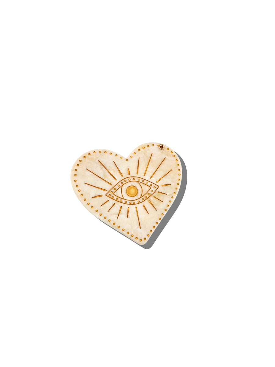 Solar Eclipse Hand-painted Celestial Heart Compact Mirror – The Wander Shop