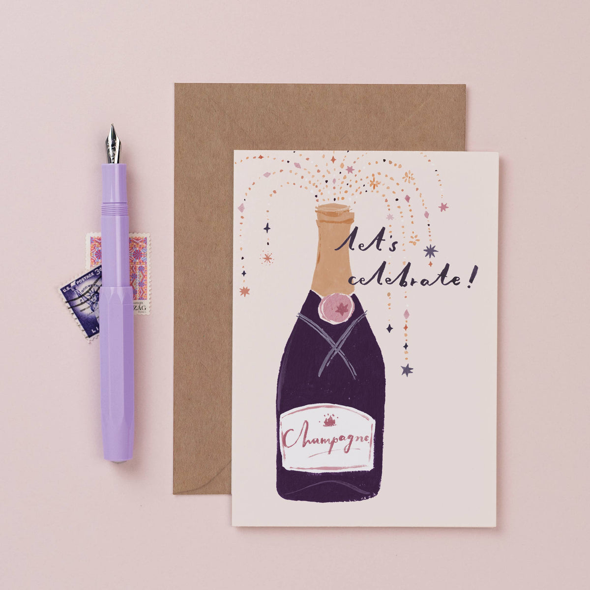 Champagne Celebrate Card – The Wander Shop