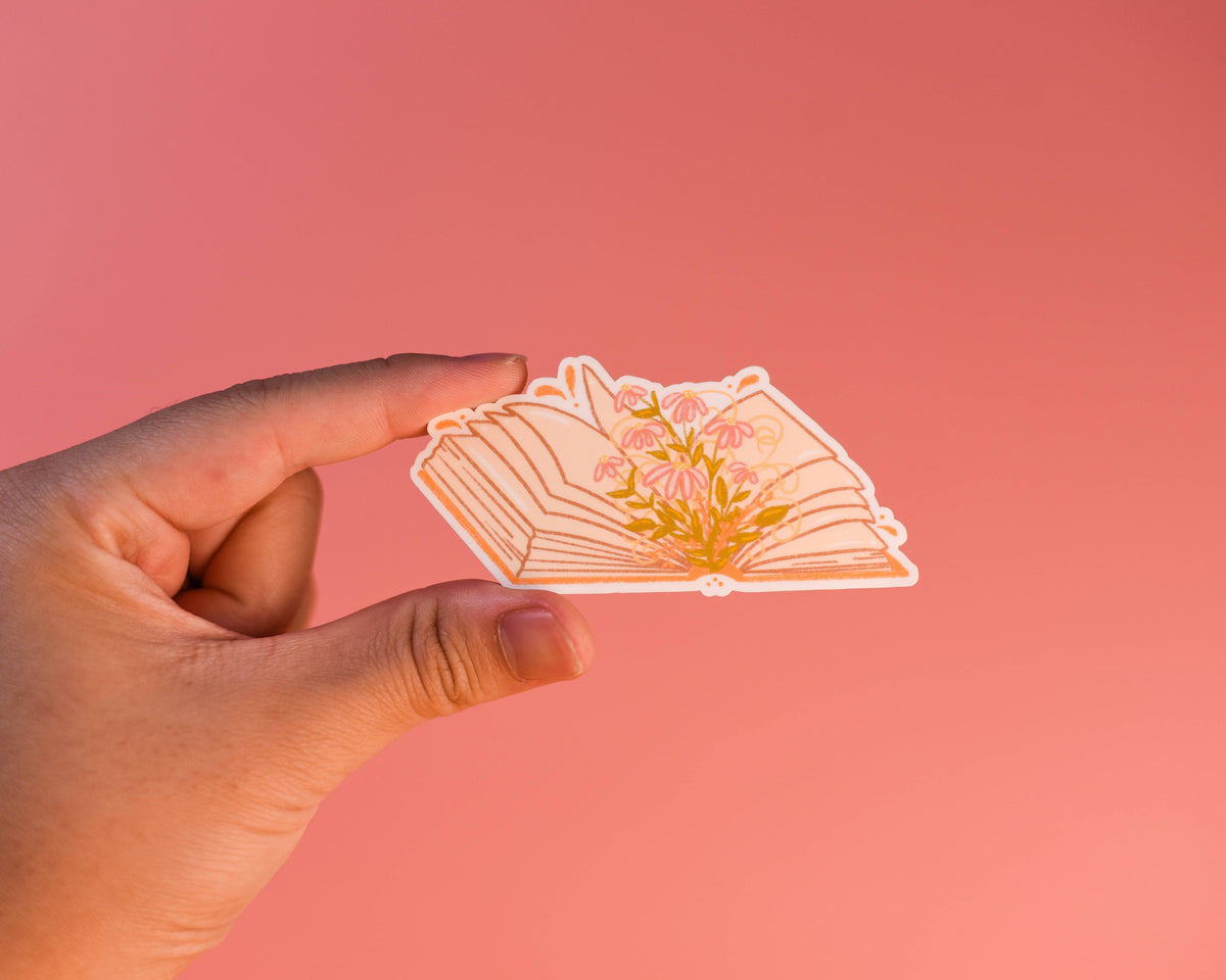 Open Book Sticker – The Wander Shop