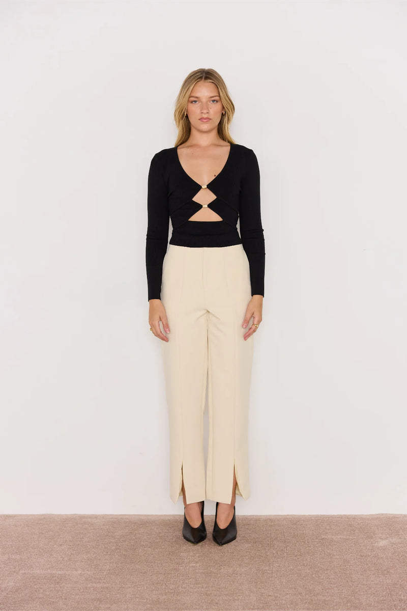 MINKPINK Saylor Knit Top Black – The Wander Shop