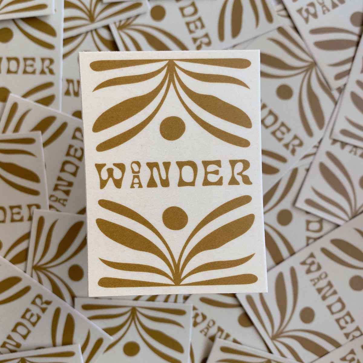 Wonder/Wander Vinyl Sticker – The Wander Shop
