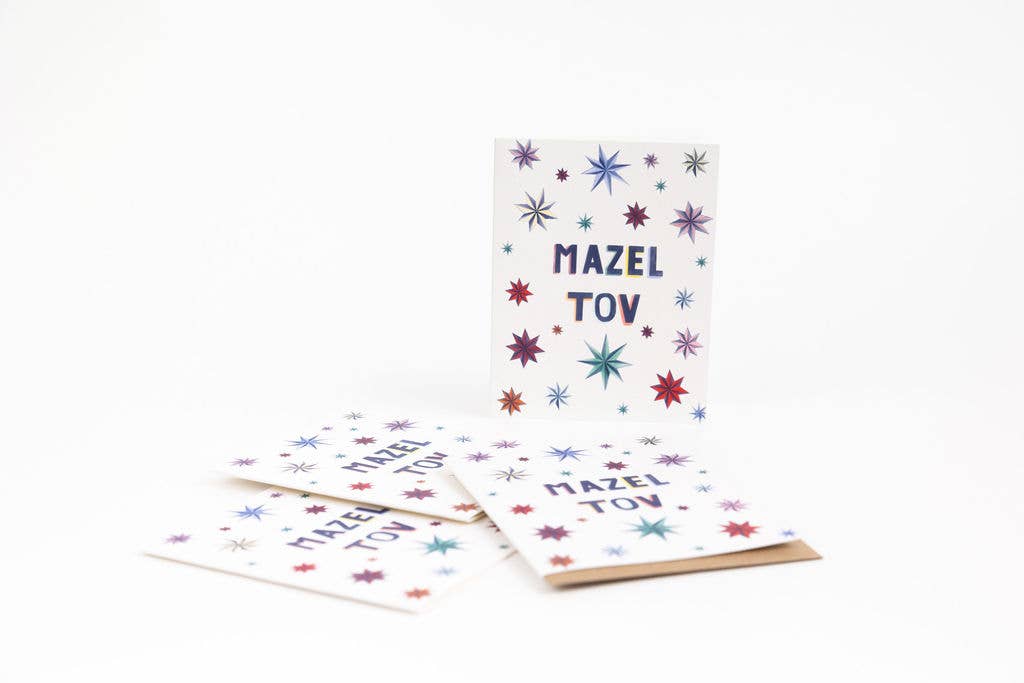 Star Gems Mazel Tov Card – The Wander Shop